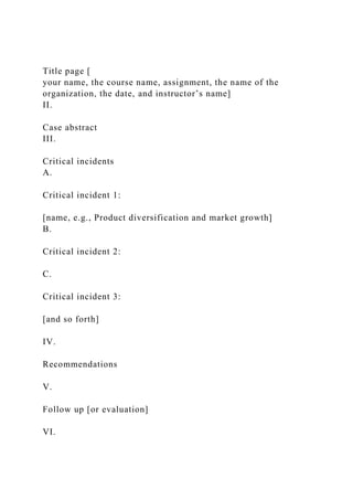 Case Study 1 Individual Level of AnalysisPurpose ·To rec.docx