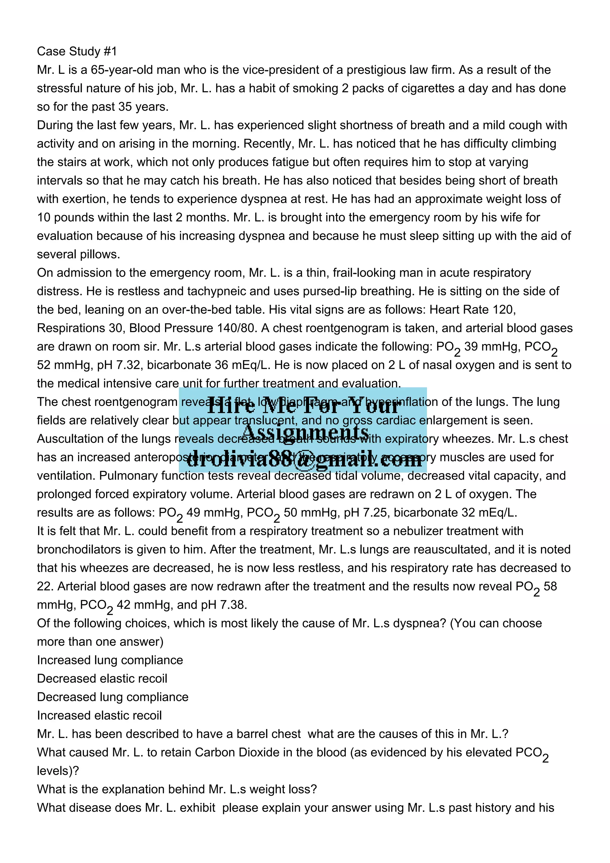 Case Study 1 Mr L is a 65yearold man who is the vicepre.pdf