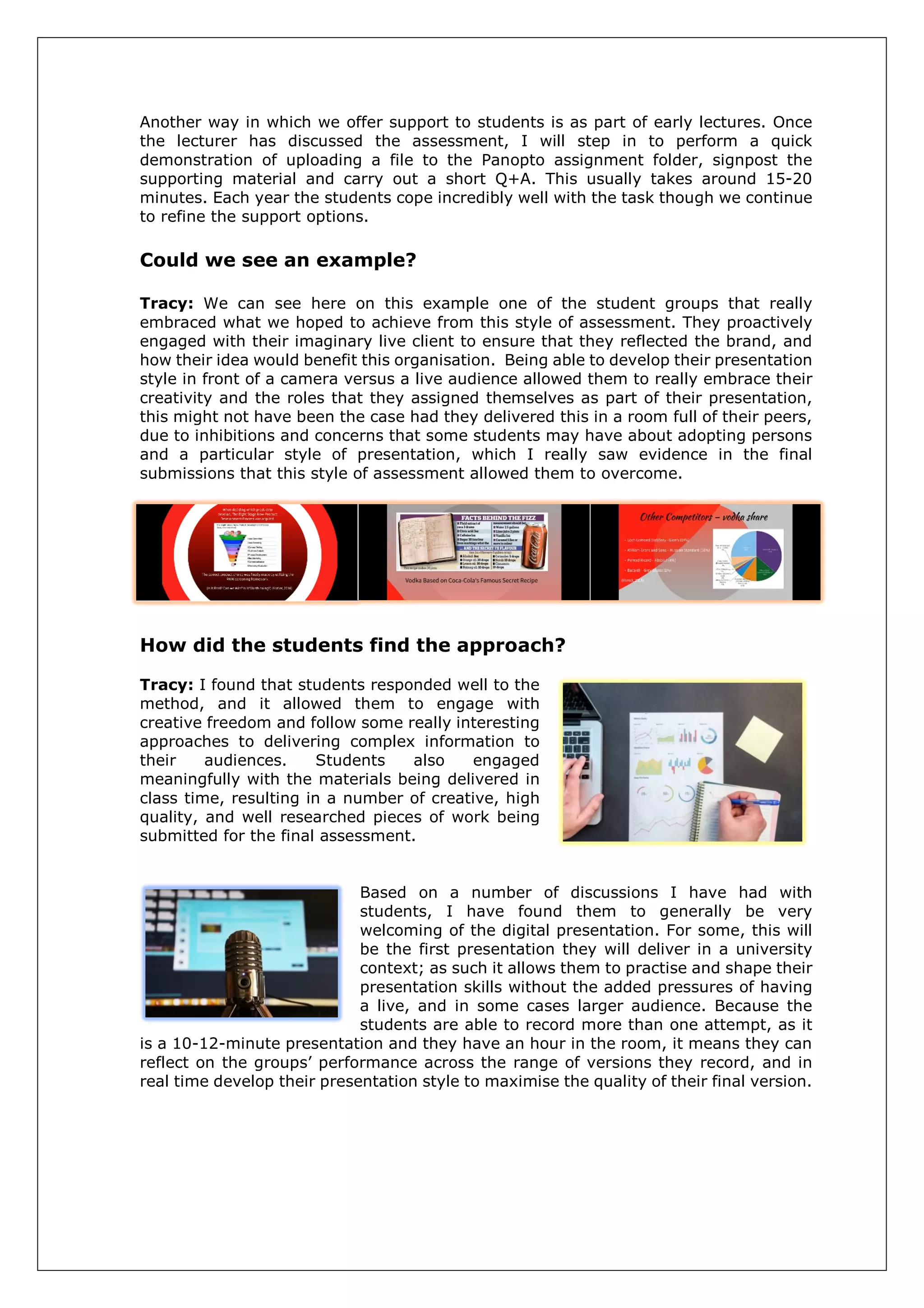 Students Creating and Submitting Digital Presentations Using Panopto | PDF