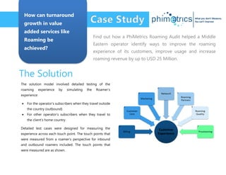 Case study:Roaming Audit | PPT