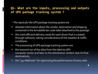 Ups Tracking Systems Parcel Delivery