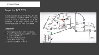 ACE CITY, GREATER NOIDA - CASE STUDY | PPTX