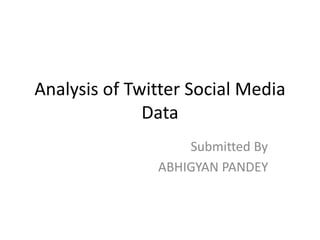 Twitter Case Study | PPTX