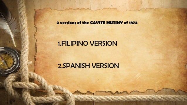 what happen in the cavity mutiny in philippines | PPTX
