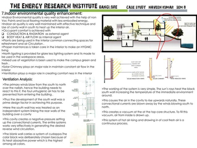 TERI -BANGLORE_Case study | PPTX | Indoor Environmental Quality | Home & Garden