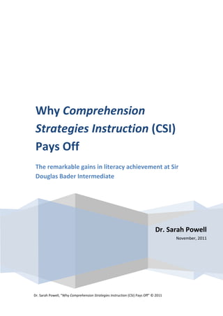 "Why CSI Pays Off" - Sir Douglas Bader Intermediate Case Study | PDF ...