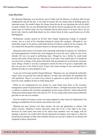 Case Study on Business Communication | PDF