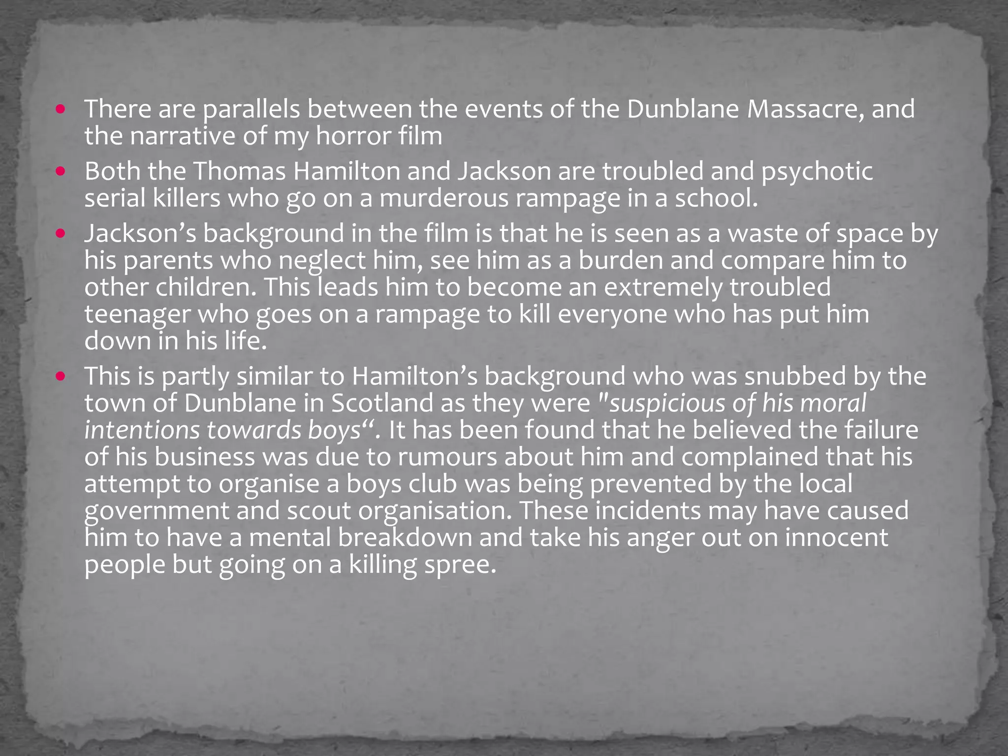 Case study into a real life crime | PPTX