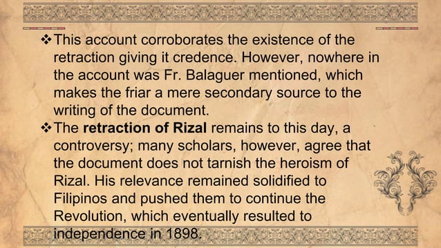 case study of Rizal's Retraction | PPTX | Christianity | Religion ...