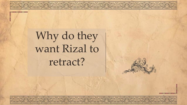 case study of Rizal's Retraction | PPTX | Christianity | Religion ...