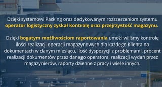 Wdrożenie systemu WMS | AVOCADO Packing | operator logistyczny | PPT