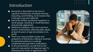 Case Study 3 Dementia.pptx on Handling Dementia | PPTX