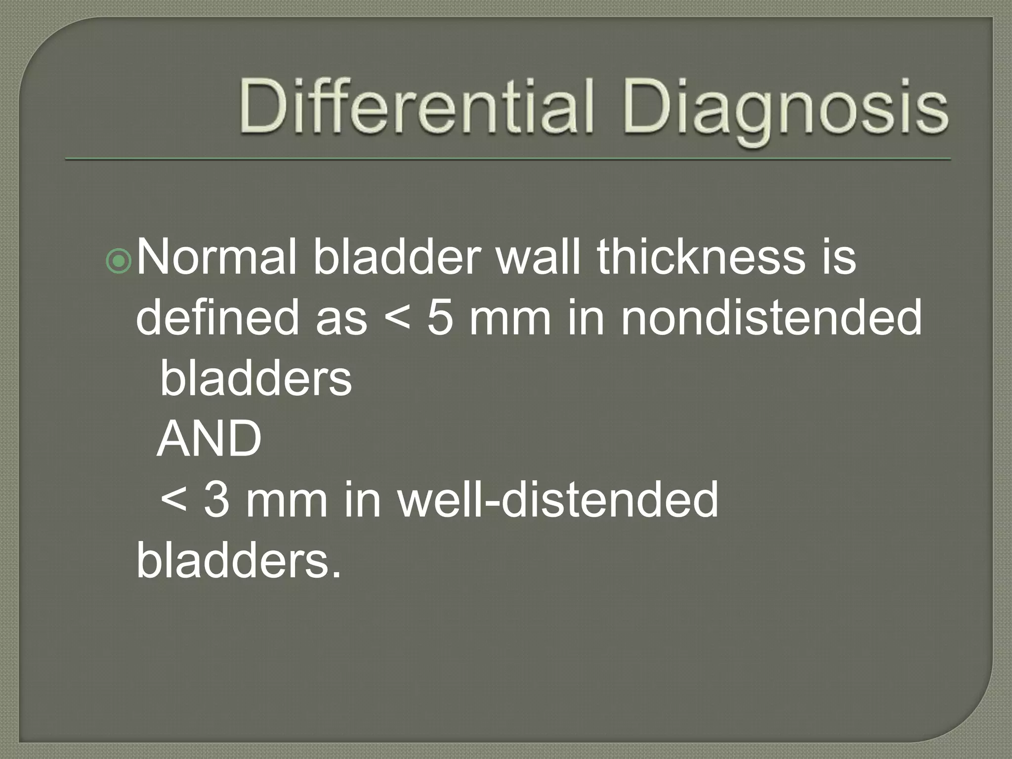 Urinary Bladder Mass | PPTX