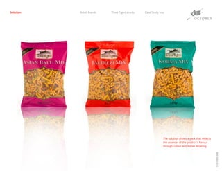 October Design Case Study4 Indian Snacks | PPT