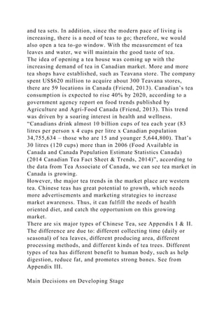 Case Study #4 – Spring Tea House .docx