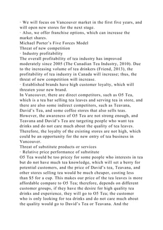 Case Study #4 – Spring Tea House .docx