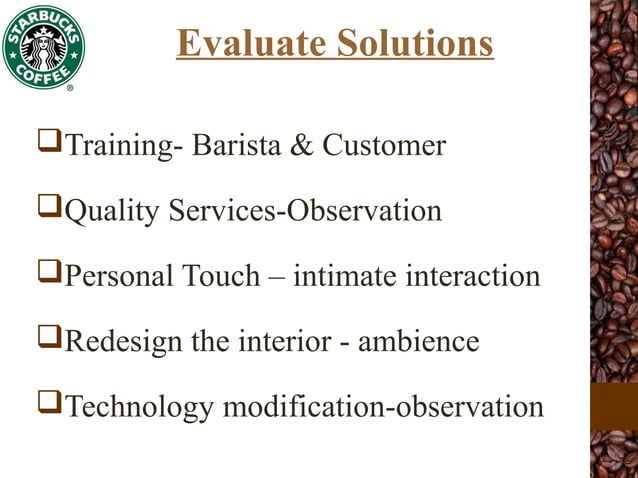 Starbucks MBA 435 Organizational Behaviour Case Study 7b | PPT | Career ...