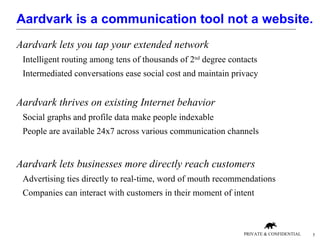 Case Study Aardvark | PPT