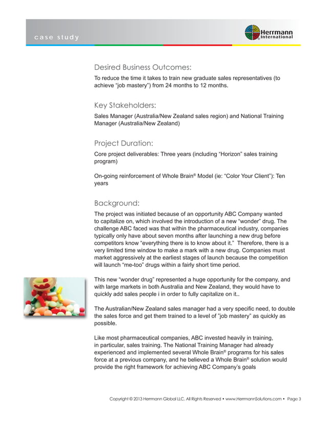 Case study ABC Pharmaceutical Company | PDF