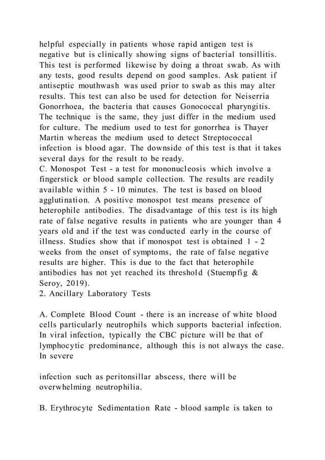 CASE STUDY ACUTE EXUDATIVE | DOCX | Ear, Nose and Throat Conditions ...