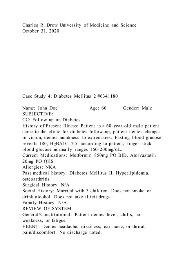 CASE STUDY ACUTE EXUDATIVE | DOCX | Ear, Nose and Throat Conditions ...