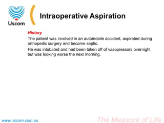 Case Study - Adult - Aspiration - Septic Shock | PPTX | First Aid ...