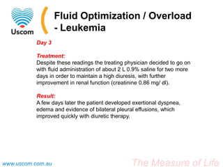Case study - Adult - Fluid Overload - Leukemia | PPTX | Heart and ...