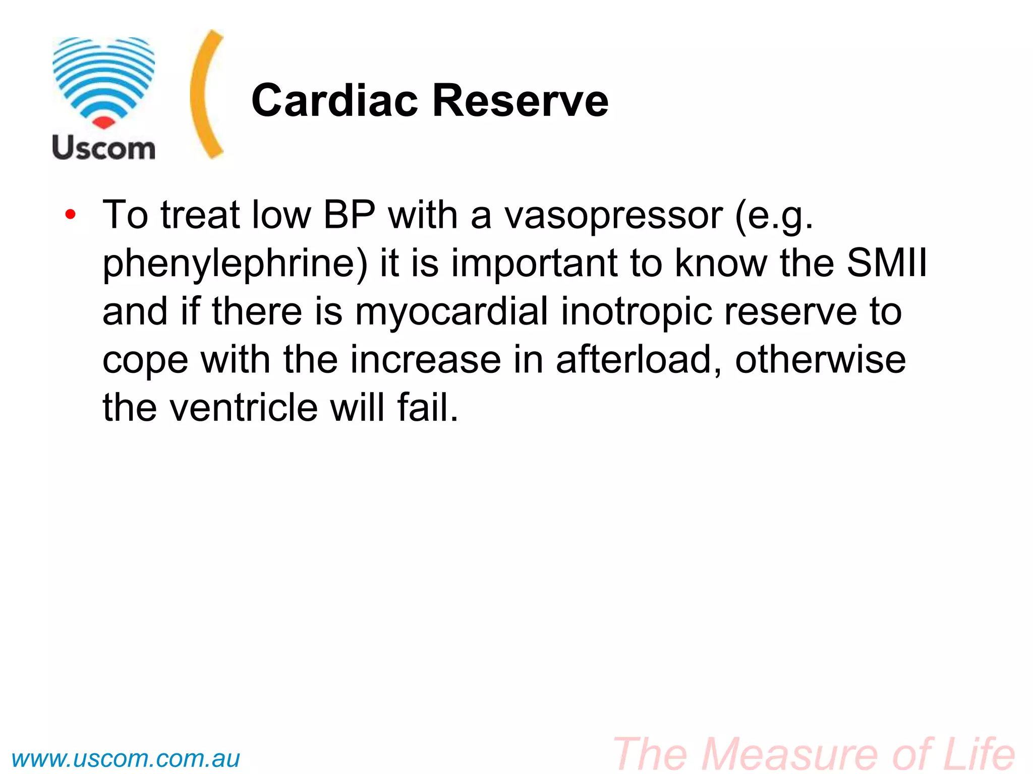 Case Study - Adult - High Output Cardiac Failure - Inotropes, Inotropy ...