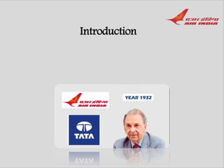 Case study air India Rise and Fall by Hardik Bhandari | PPTX