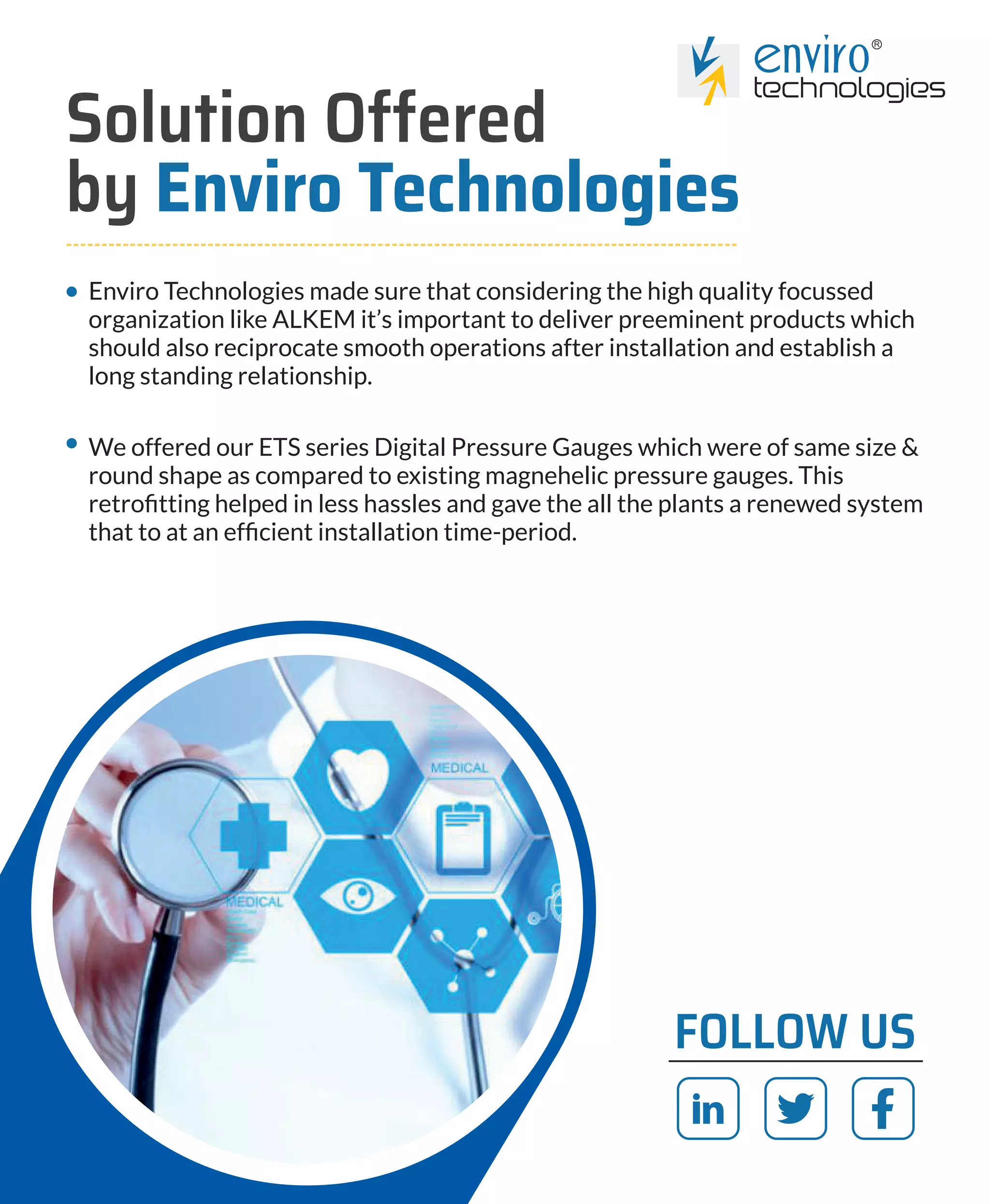 Clean Room Displays installed in ALKEM laboratories | PDF