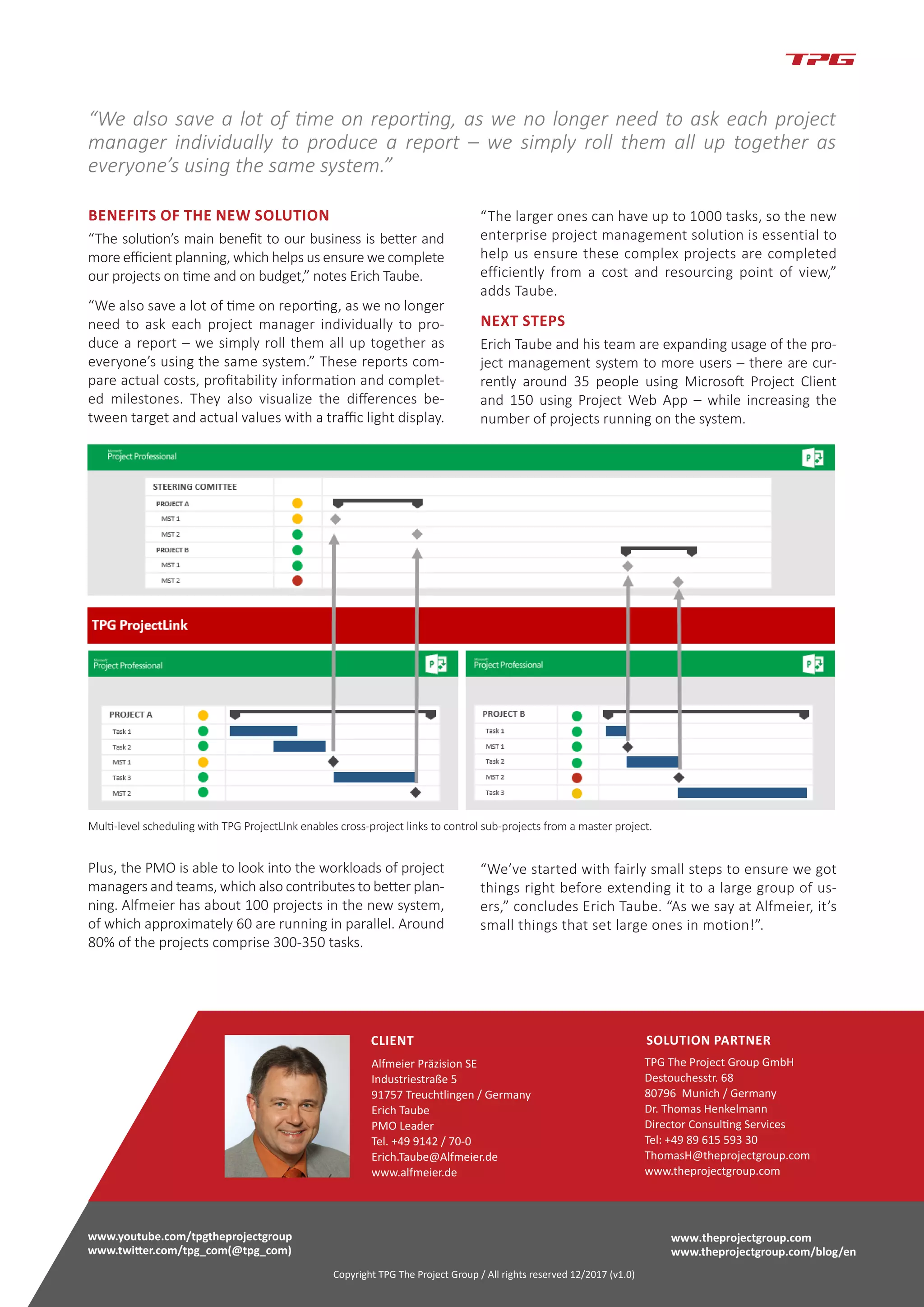 Case Study Alfmeier Präzision SE - English | PDF