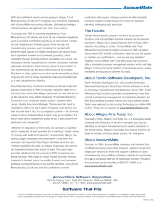 Allegro Foods Case Study | PDF