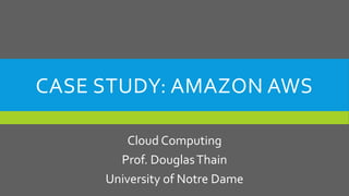 Case Study Amazon AWS | PPTX