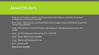 Case Study Amazon AWS | PPTX