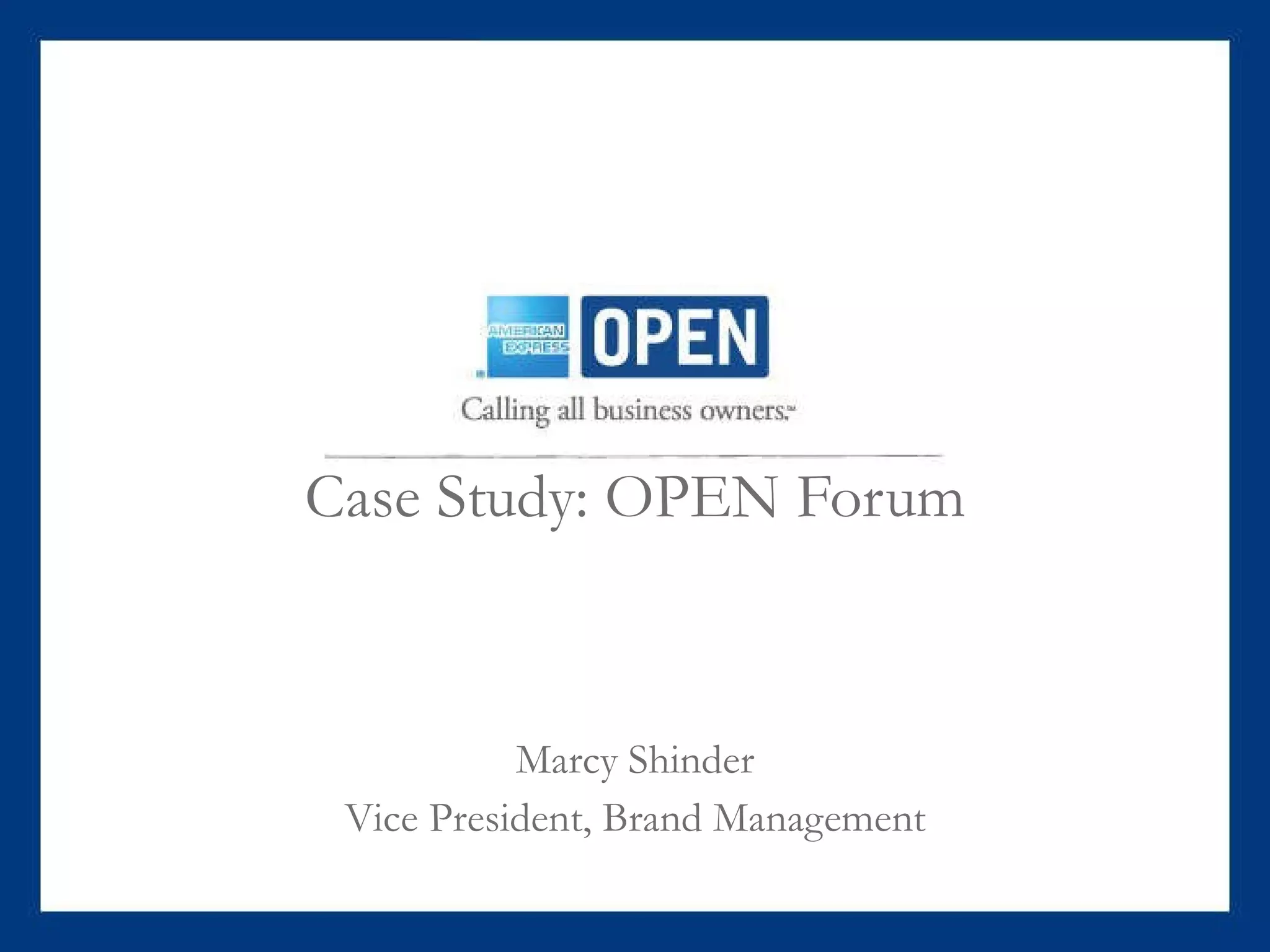 Case Study Amex | PPT