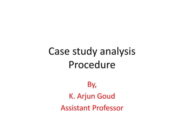 Case study analysis.ppt