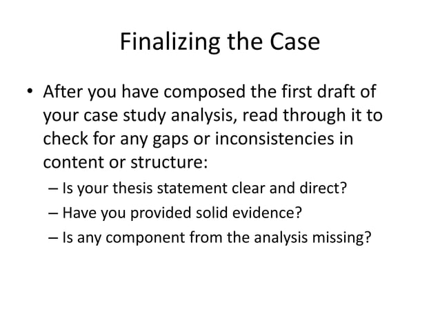Case study analysis.ppt