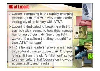 Case Study Analysis Lucent Technologies | PDF
