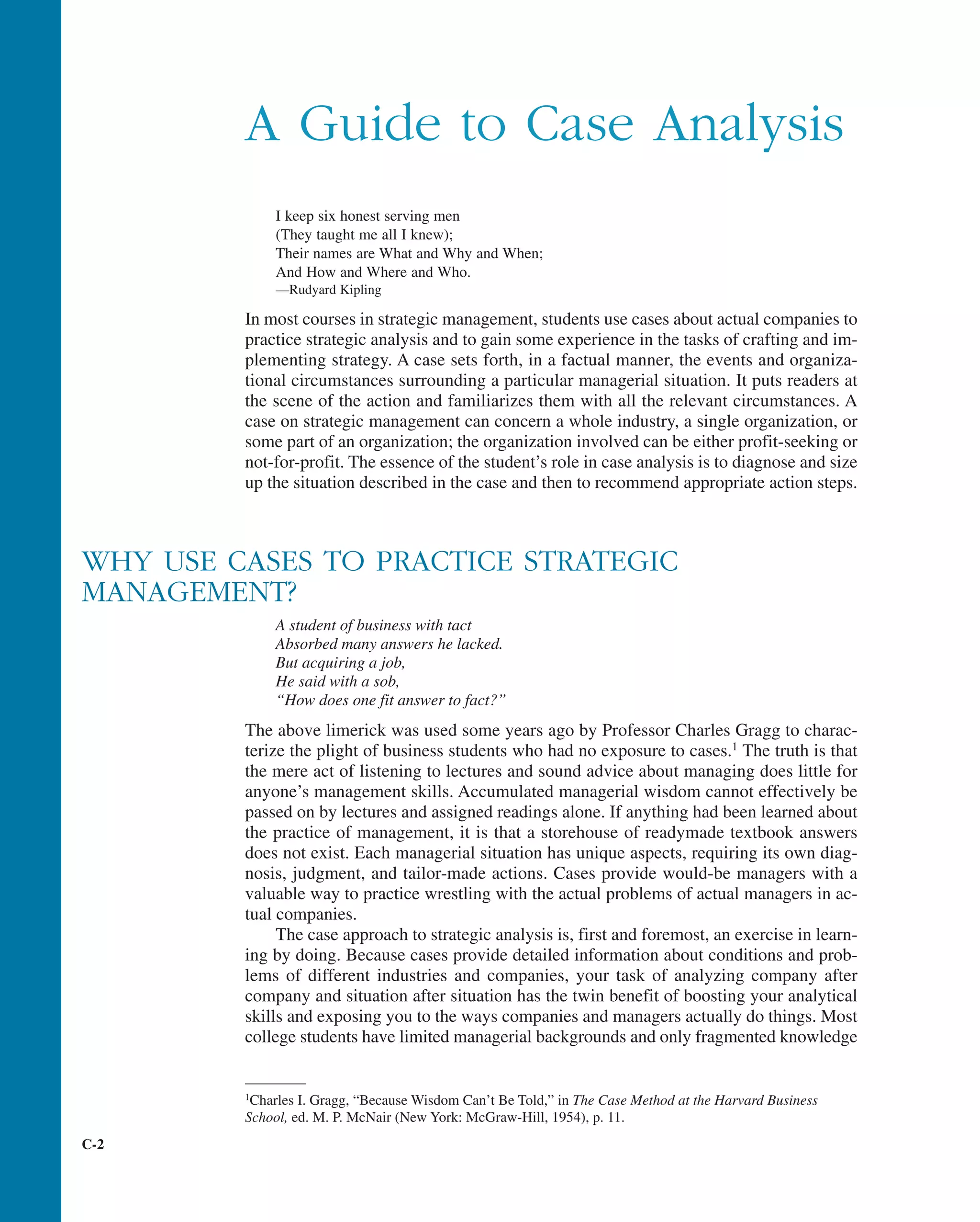 Case study analysis article | PDF