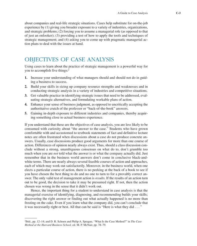 Case study analysis article | PDF