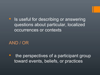 Case study and observation | PPT