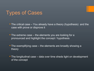 Case study and observation | PPT