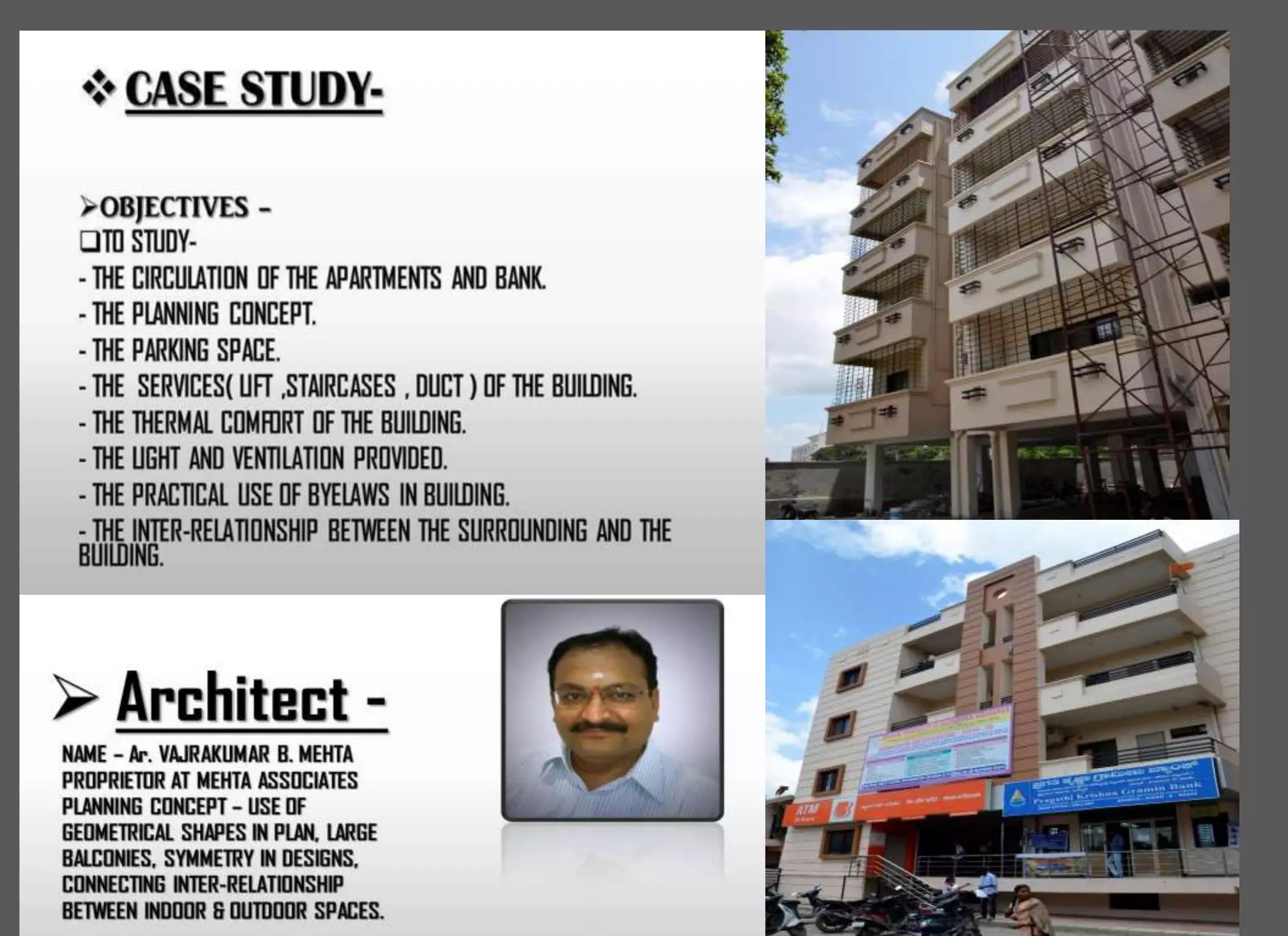 Architectural case study of Apartments | PPTX