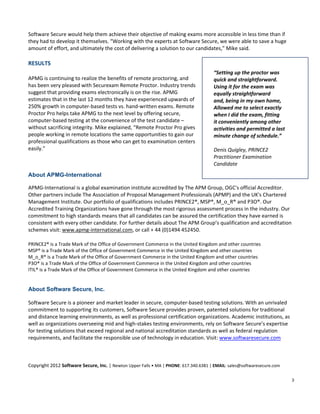 Case Study- APMG | PDF