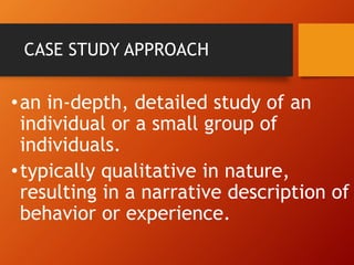 Case study approach | PPTX