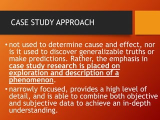 Case study approach | PPTX | Biological Sciences | Science