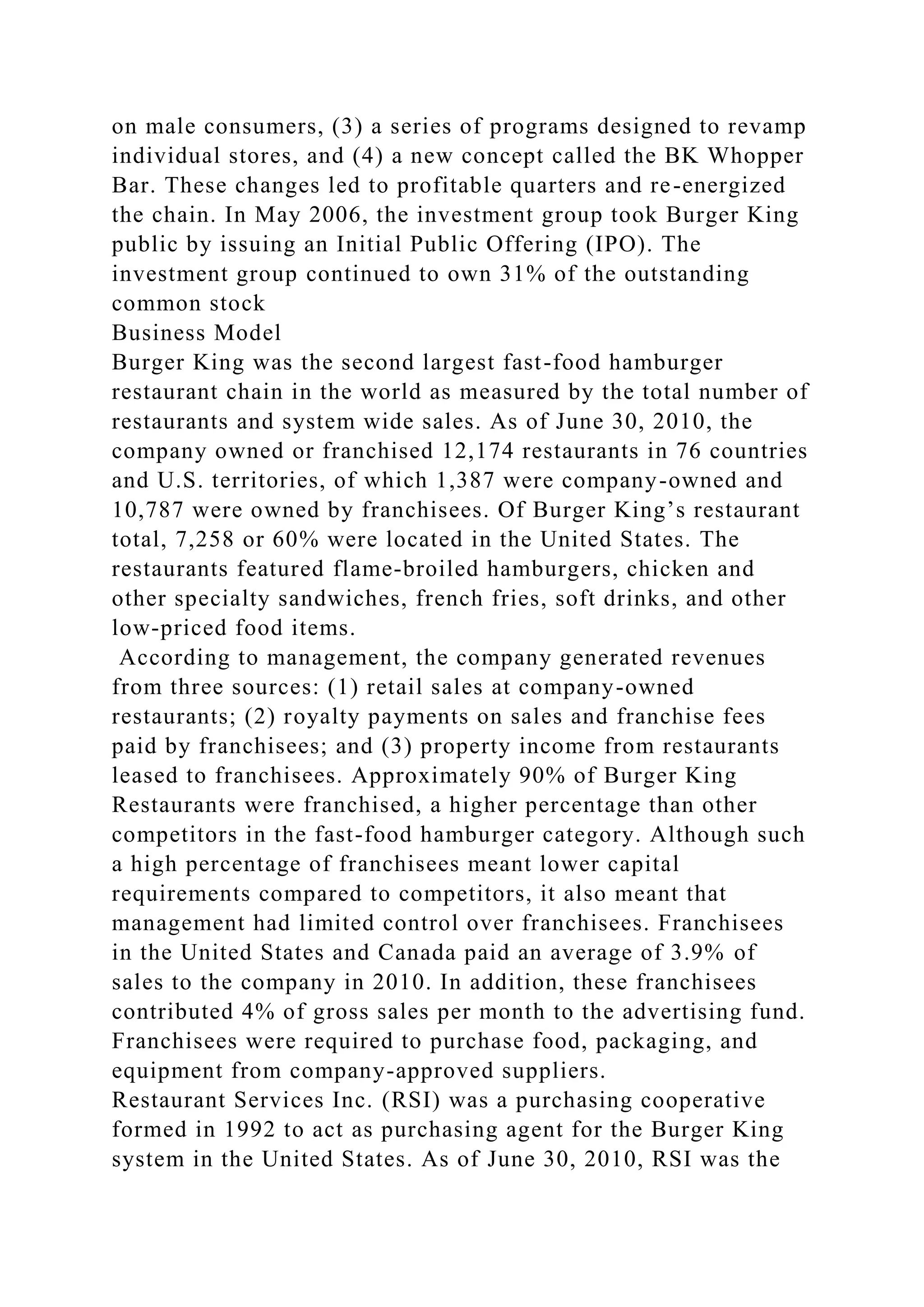 Case studyASSIGNMENTCase Burger King (Mini Case)(J. David.docx