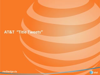 Case Study At&T | PPT