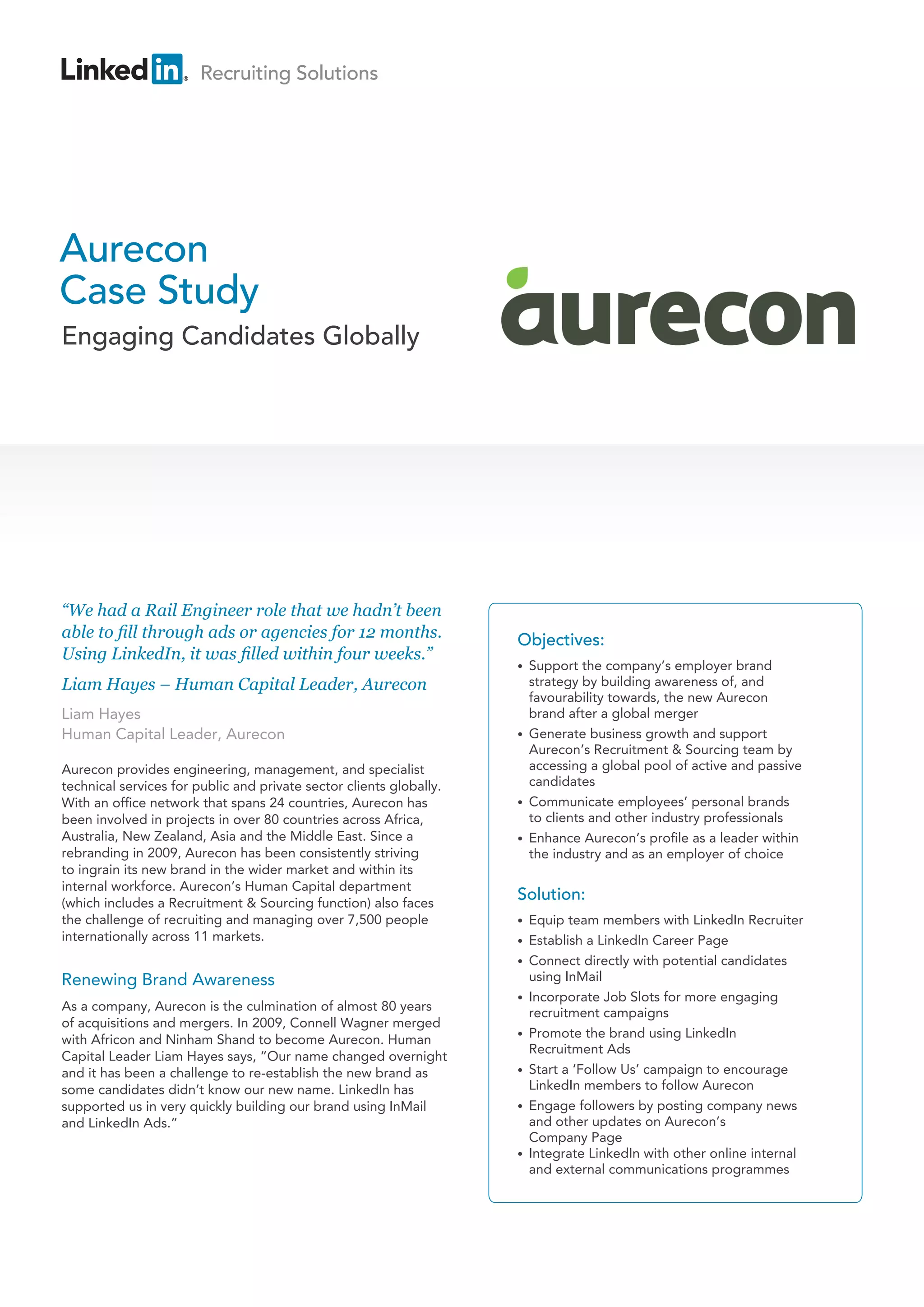 Aurecon Case Study | PDF
