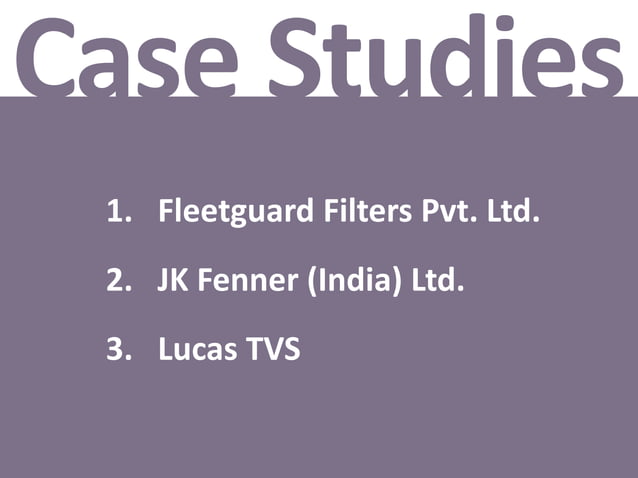 Auto Industry Case Study | PPTX